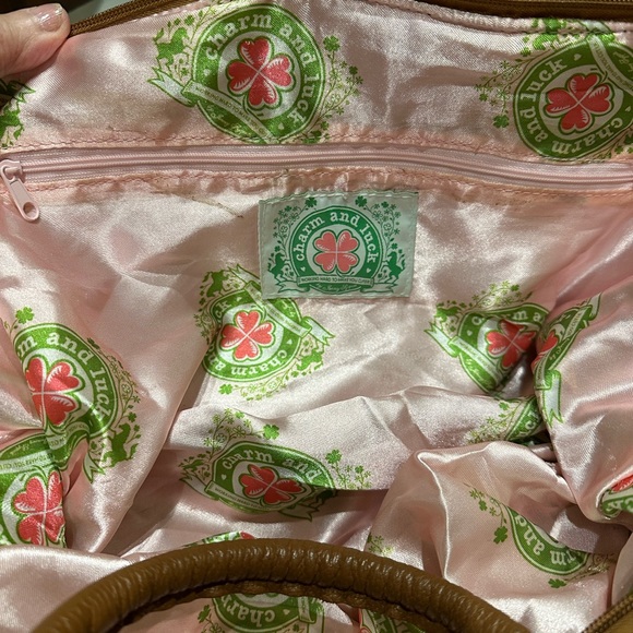 Charm And Luck | Bags | Charm And Luck Leather Embossed And Crystal ...